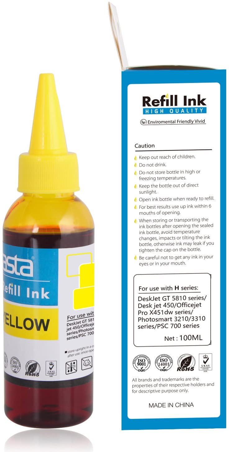 COMPATIBLE REFILL INK YELLOW 100ML - Vista Computer System